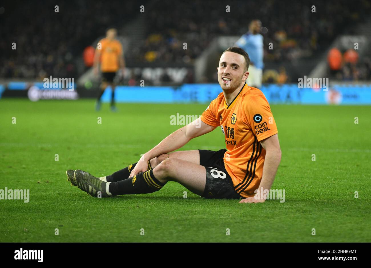 Wolves footballer Diogo Jota in action Wolverhampton Wanderers v ...