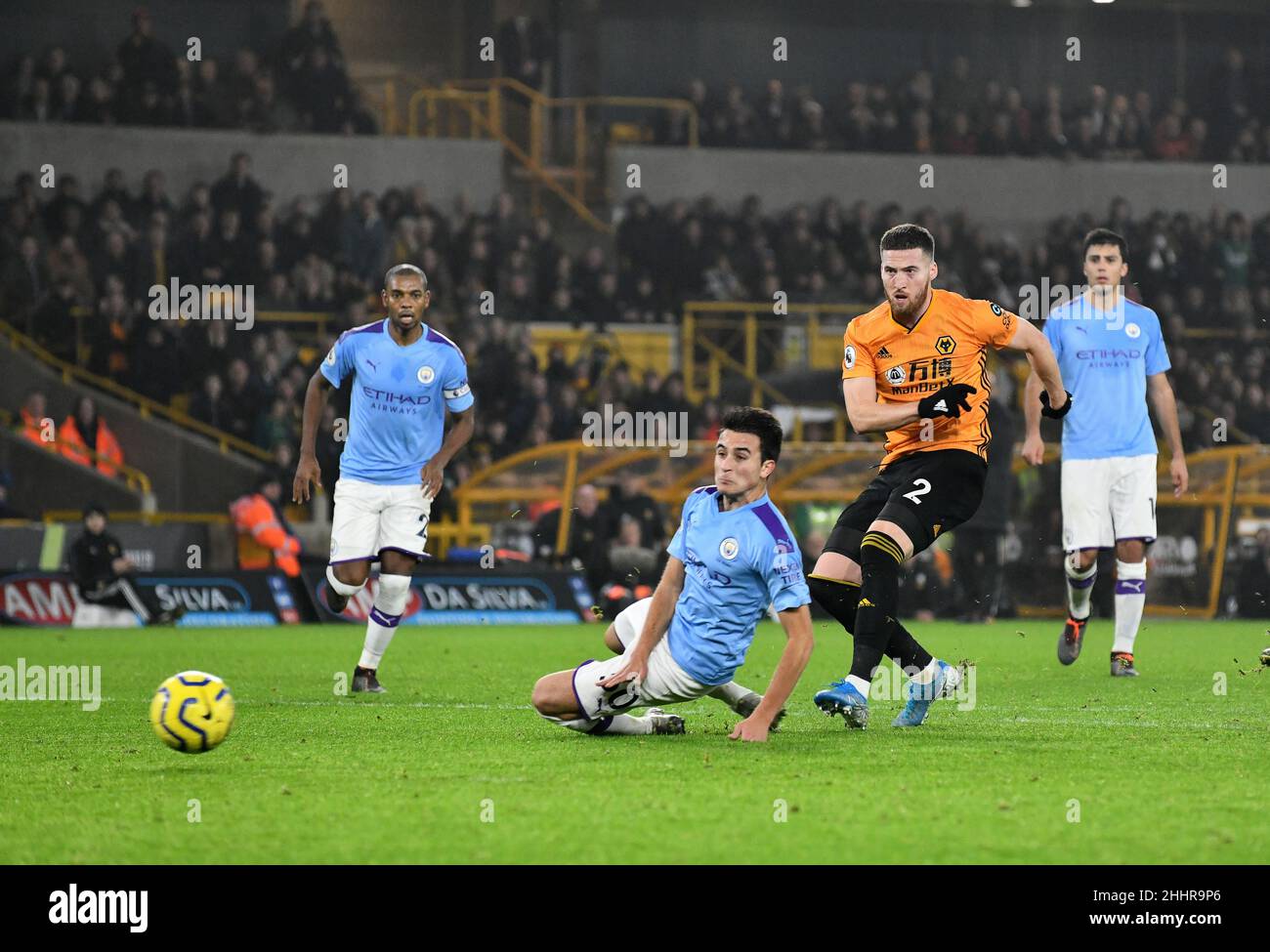 Football wolves action scoring hi-res stock photography and images - Alamy