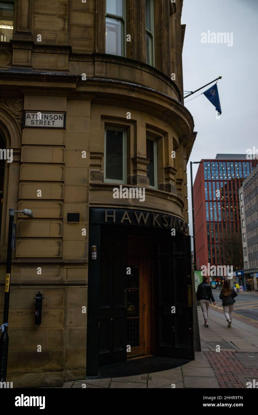 Hawksmoor Steakhouse building in Deansgate, Manchester, built in a ...