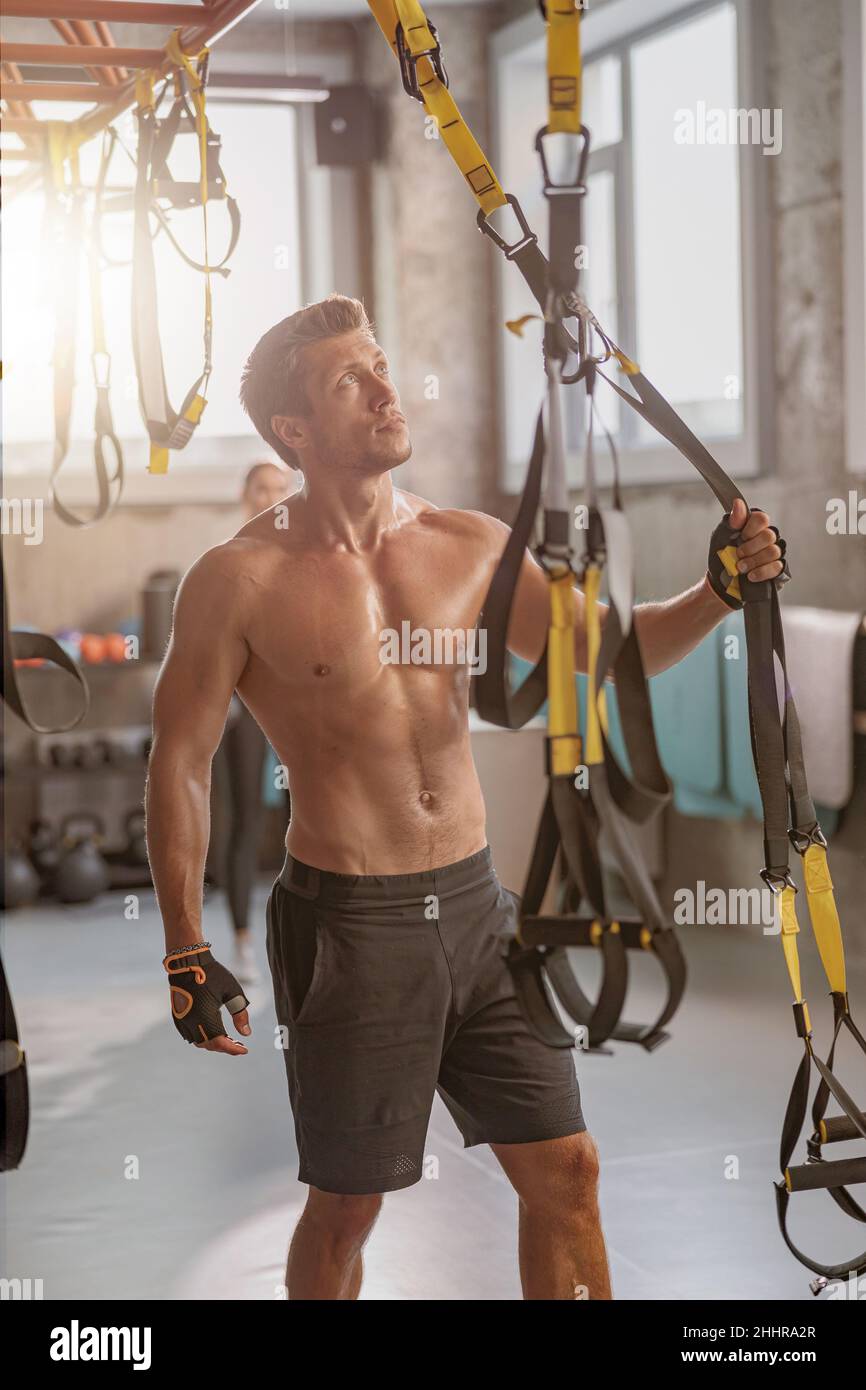 Strong musculature hi-res stock photography and images - Alamy