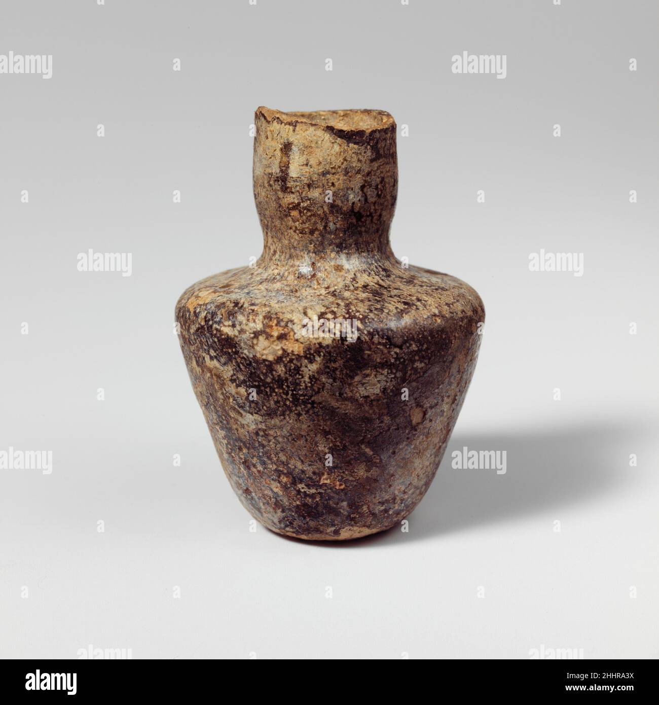 Glass jar Roman or Islamic Small jar.Uncertain, appearing opaque.Broken ...