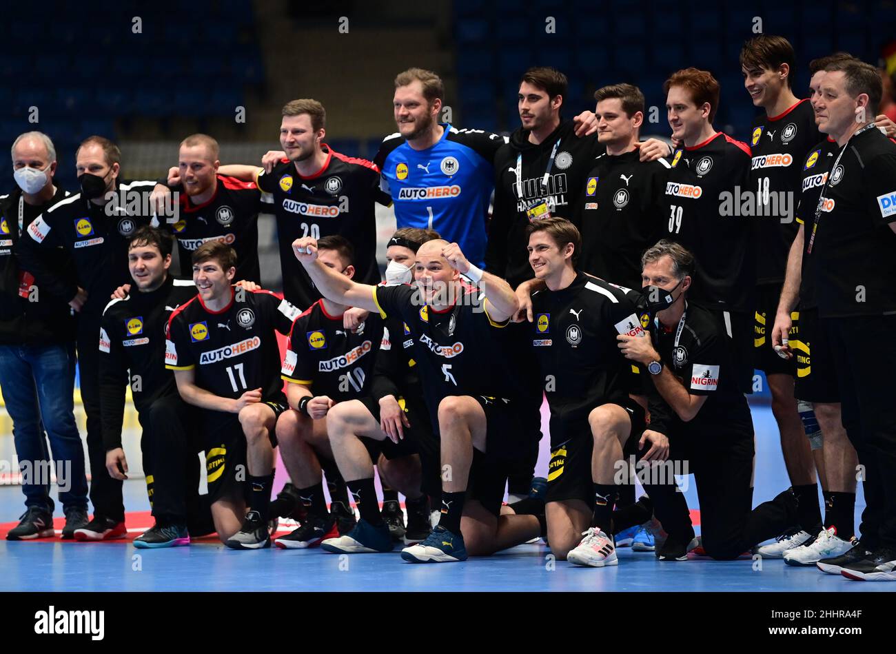 Bratislava, Slovakia. 25th Jan, 2022. Handball, European Championship ...