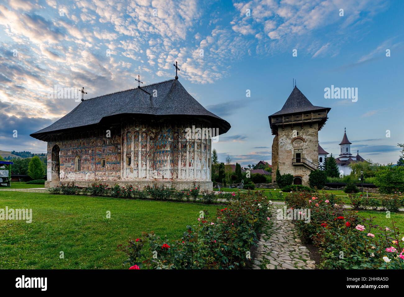 The monastery of Humor in Romania Stock Photo - Alamy