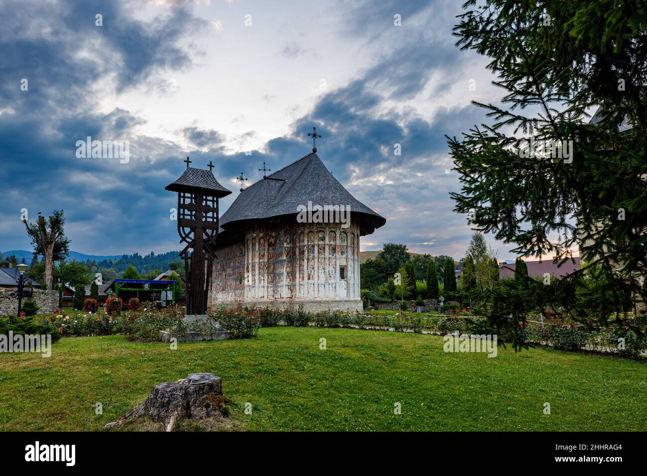 The monastery of Humor in Romania Stock Photo - Alamy