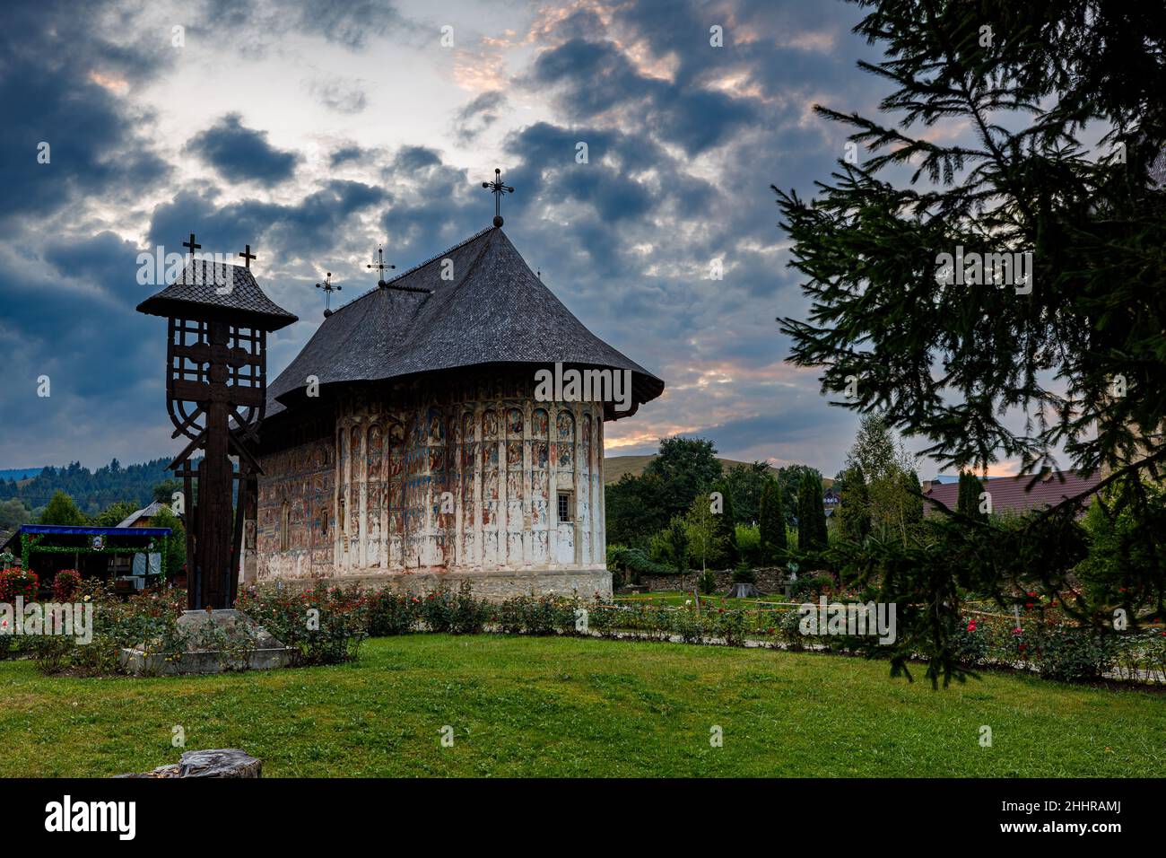 The monastery of Humor in Romania Stock Photo - Alamy