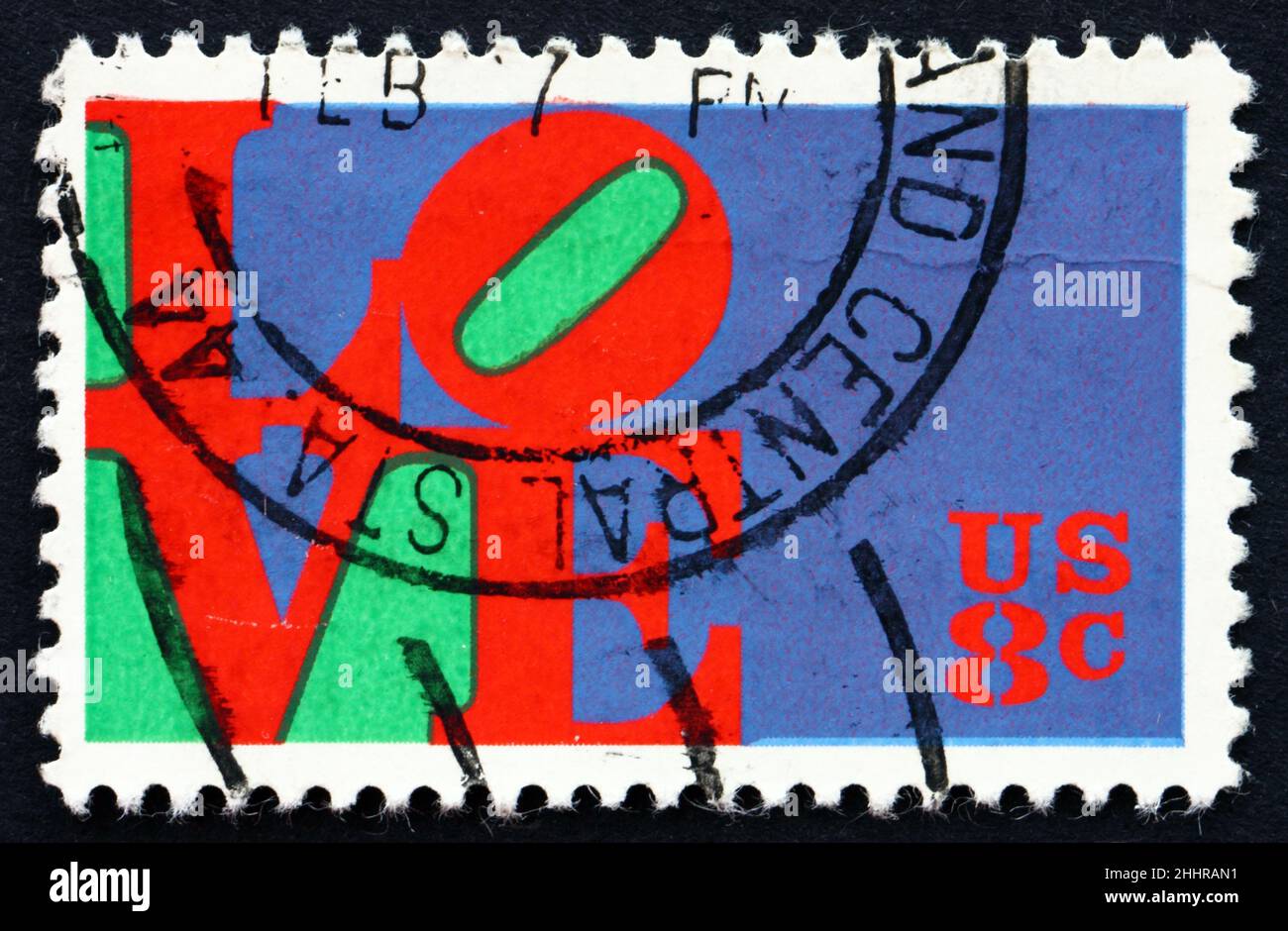 UNITED STATES OF AMERICA - CIRCA 1973: a stamp printed in the USA shows ...