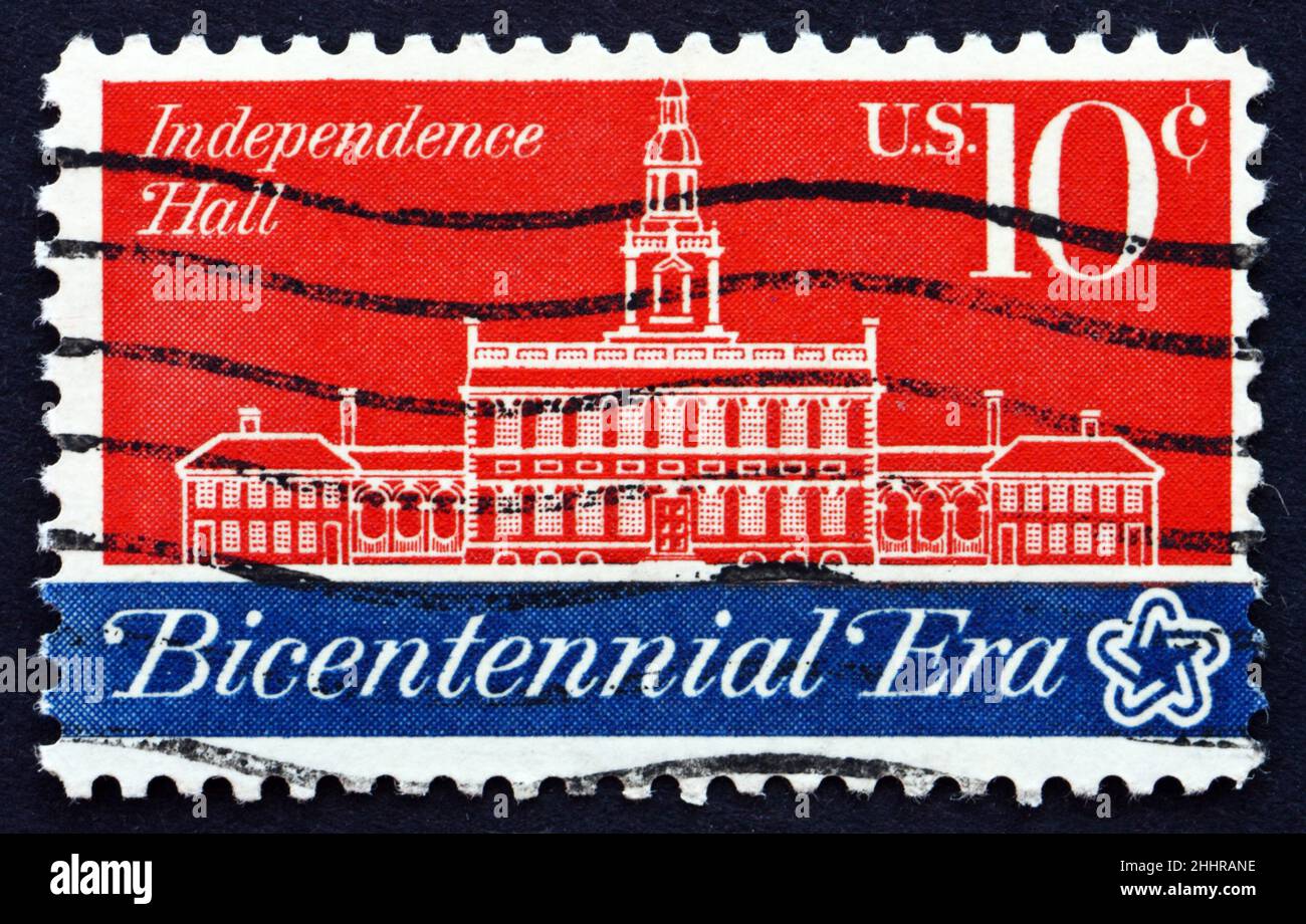 UNITED STATES OF AMERICA - CIRCA 1974: a stamp printed in the USA shows ...