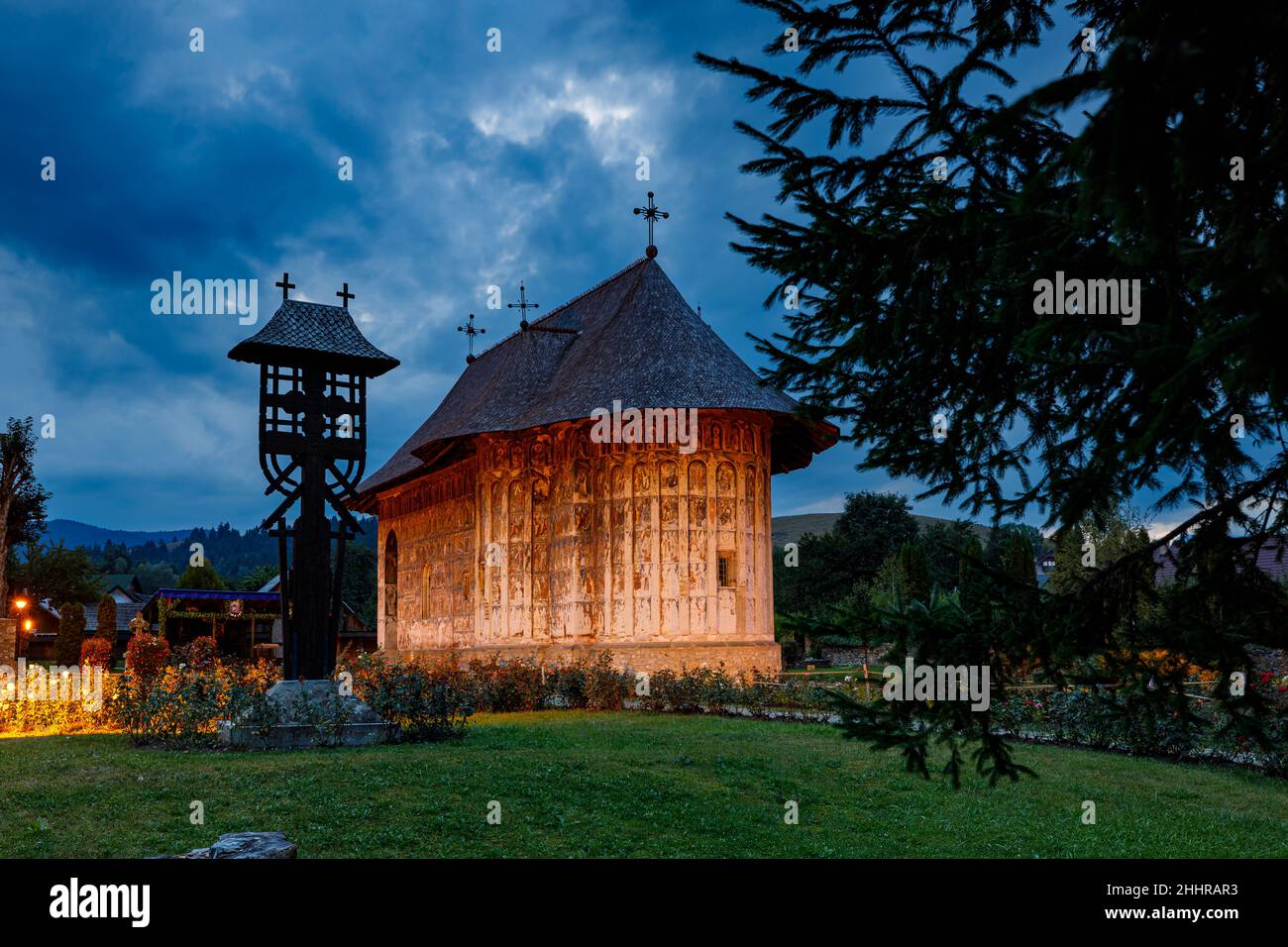 The monastery of Humor in Romania Stock Photo - Alamy