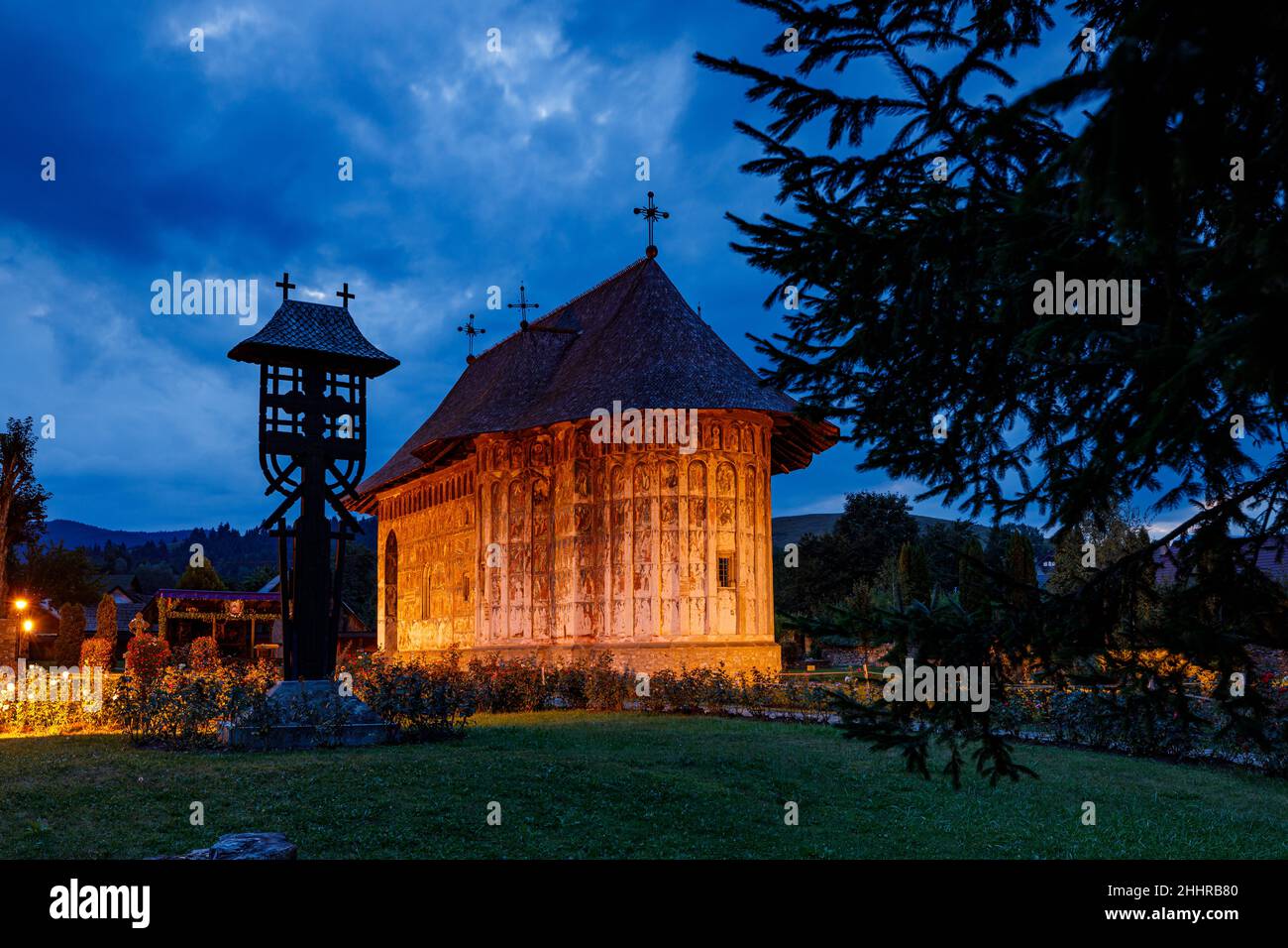 The monastery of Humor in Romania Stock Photo - Alamy