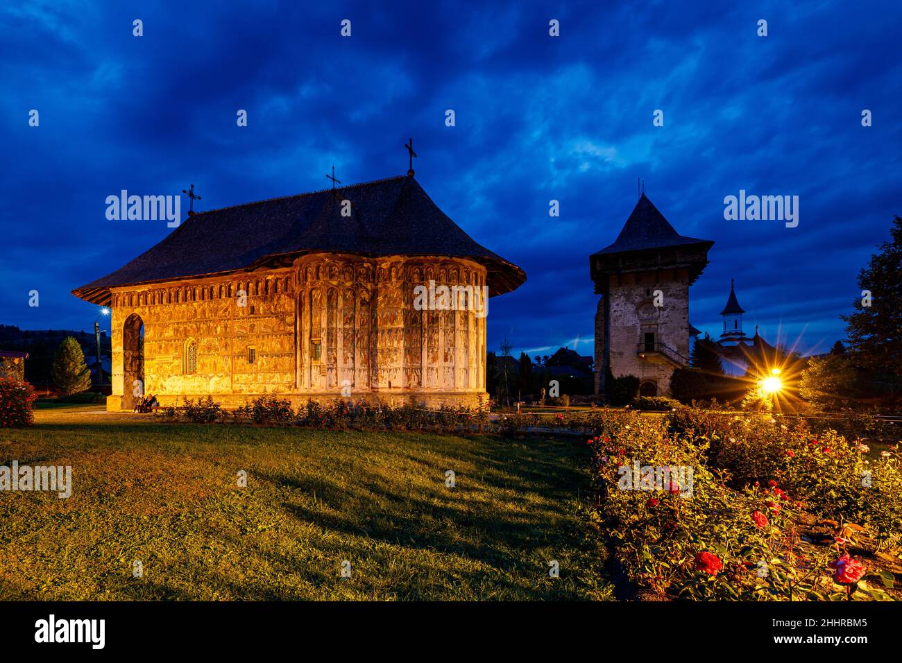 The monastery of Humor in Romania Stock Photo - Alamy