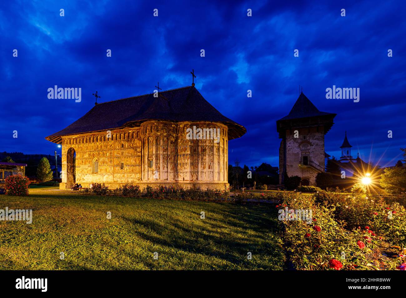 The monastery of Humor in Romania Stock Photo - Alamy