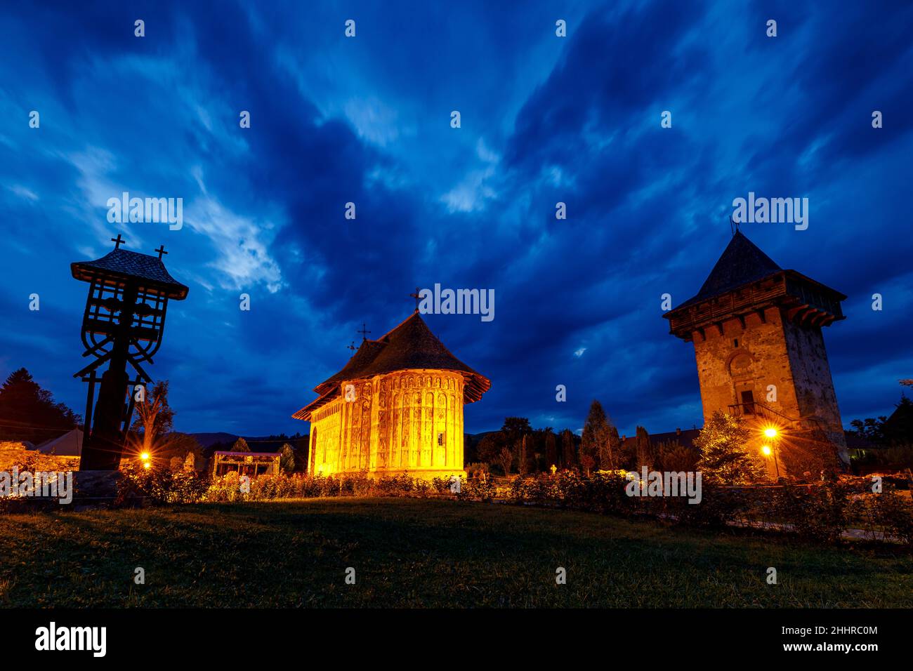 The monastery of Humor in Romania Stock Photo - Alamy