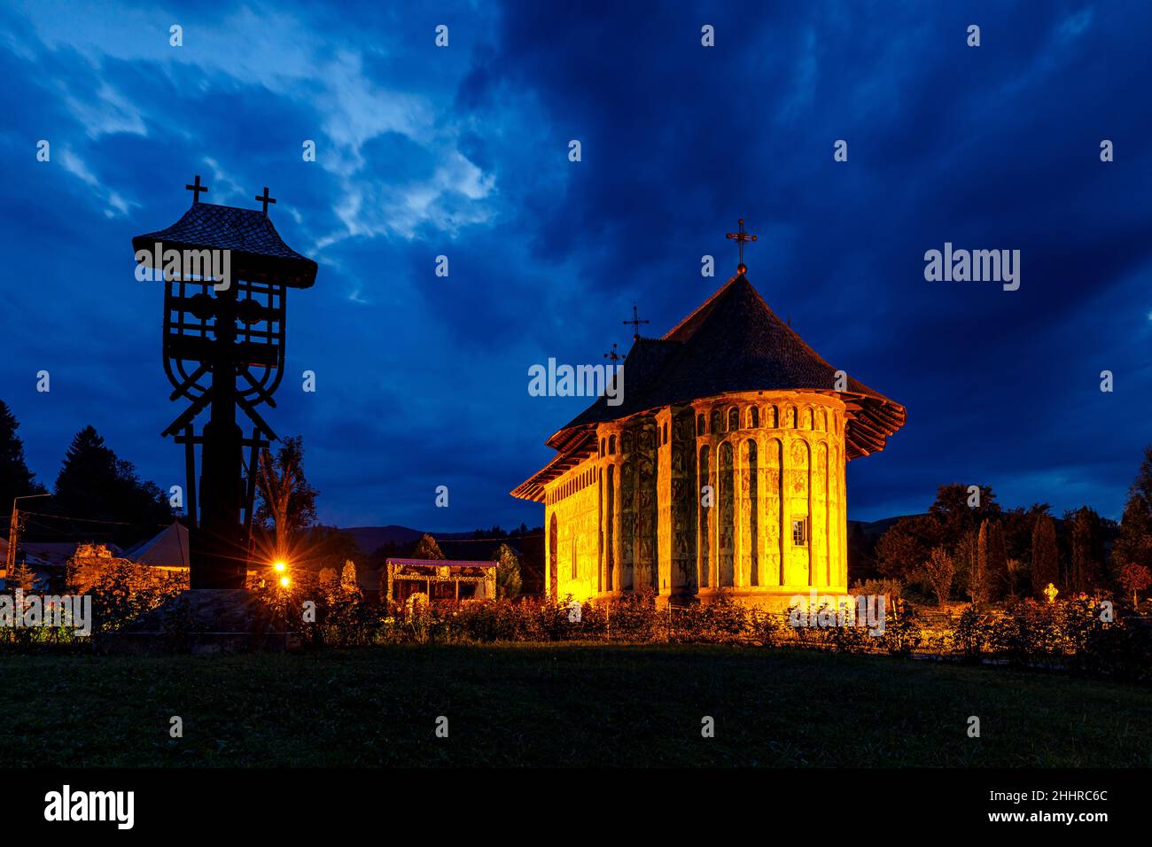 The monastery of Humor in Romania Stock Photo - Alamy