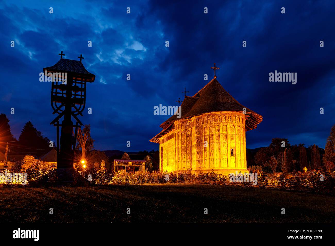 The monastery of Humor in Romania Stock Photo - Alamy