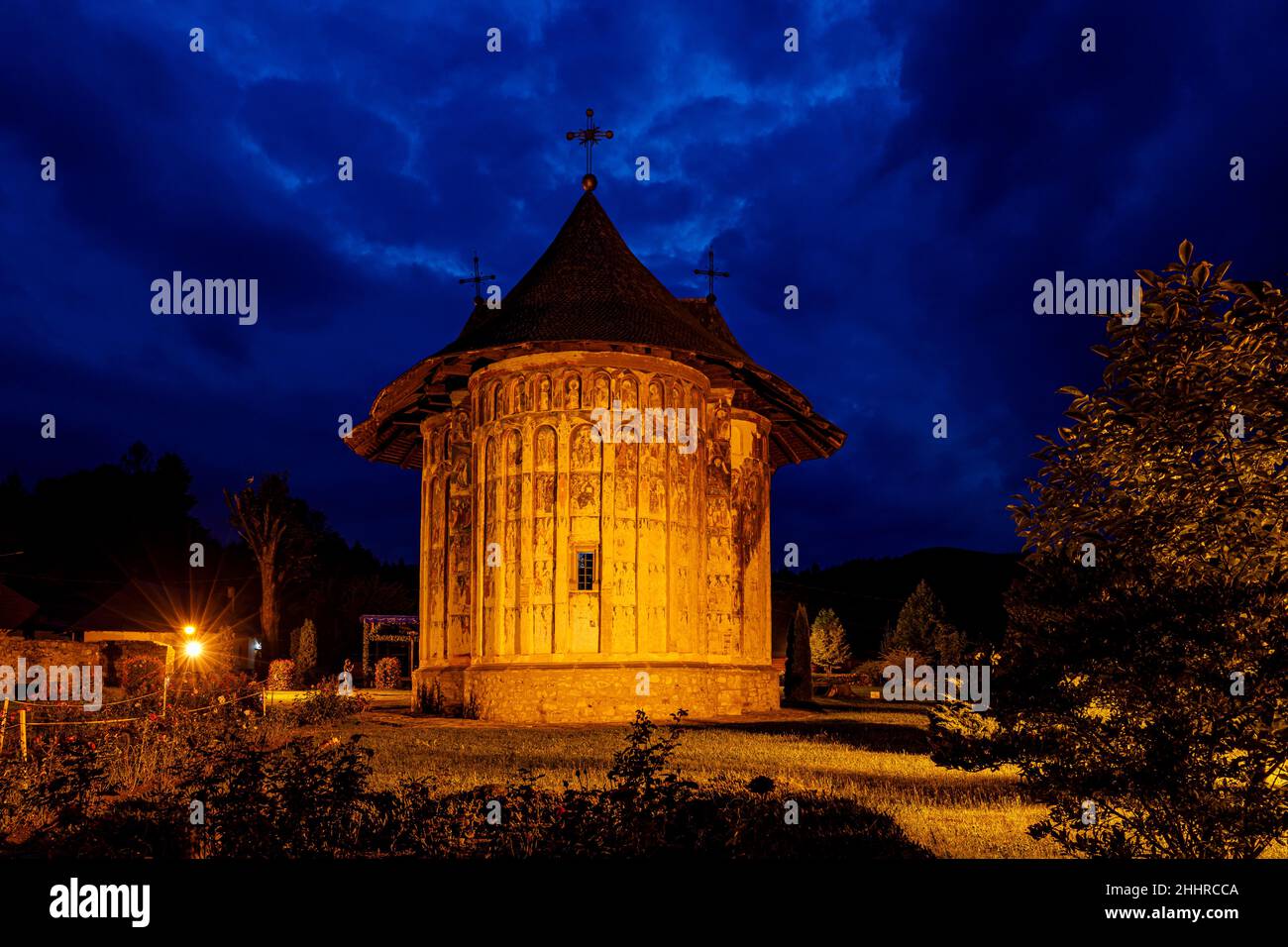 The monastery of Humor in Romania Stock Photo - Alamy