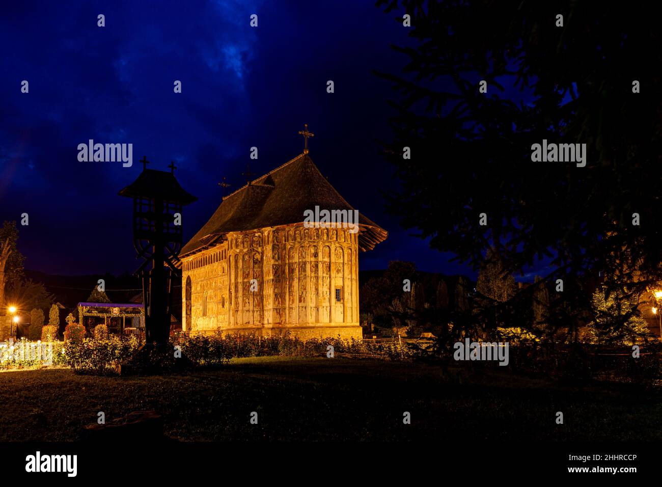The monastery of Humor in Romania Stock Photo - Alamy