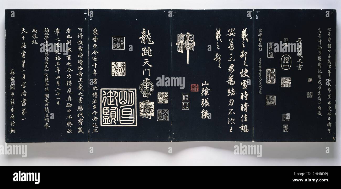 Model Calligraphies from the “Hall of Three Rarities” (Sanxitang) and ...