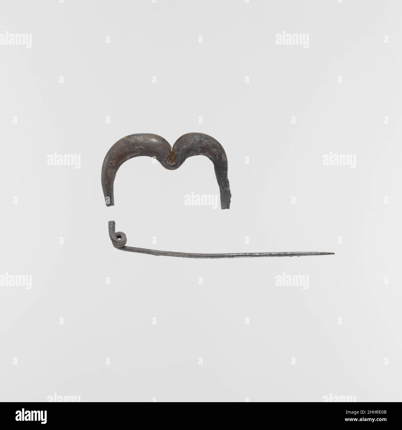 Silver fibula (safety pin) 4th century BC Greek, South Italian ...