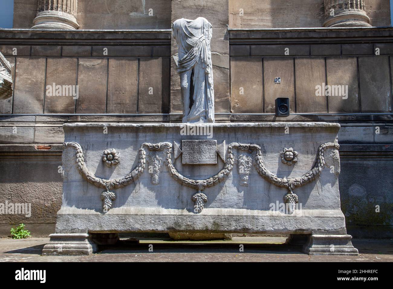 Stone reliefs of the Istanbul Archaeology Museums , Turkey Stock Photo ...