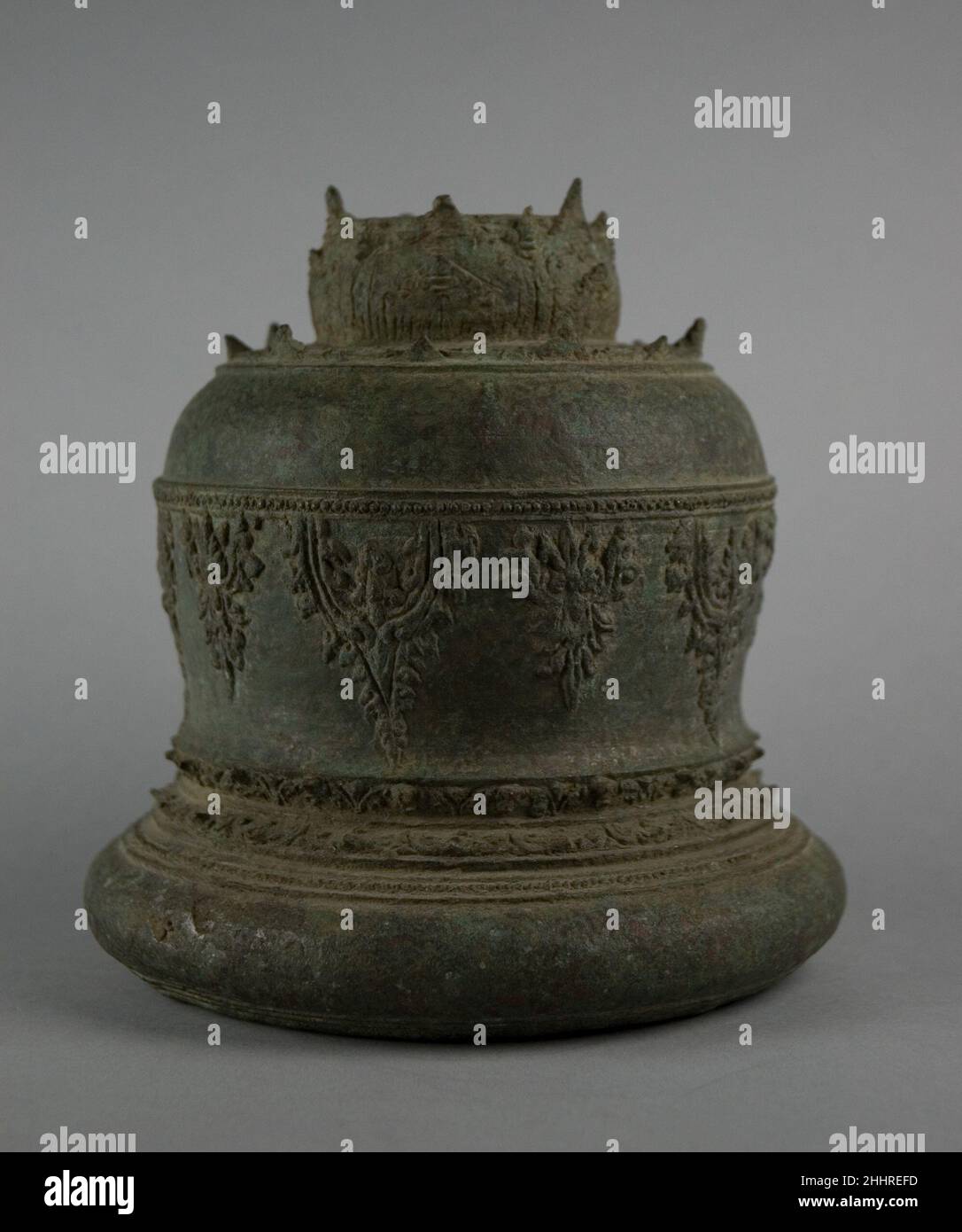 Decorated Base of Bell 10th–11th century(?) Indonesia (Java). Decorated ...