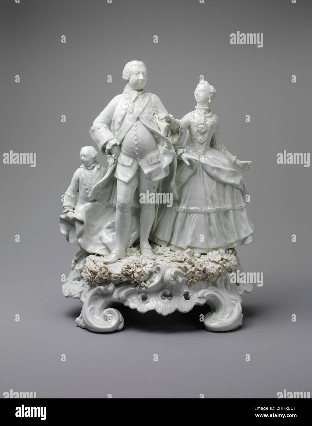 The Royal Family ca. 1761 Chelsea Porcelain Manufactory This group was ...