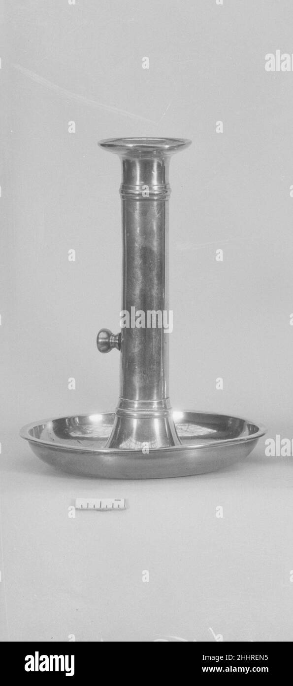 Candlestick 1790–1820. Candlestick. 1790–1820. Brass Stock Photo - Alamy