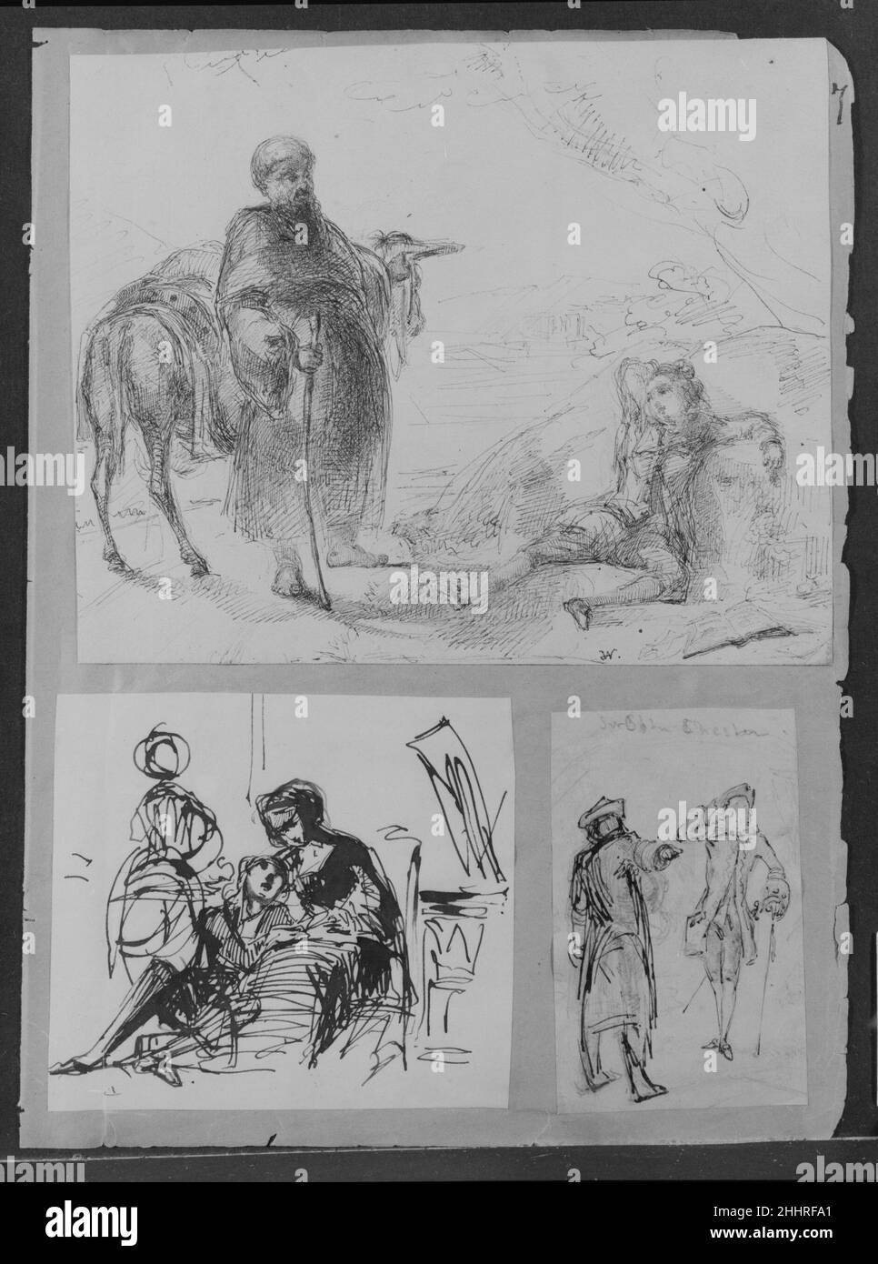 Sir John Chester (from Dickens' Barnaby Rudge) (from Sketchbook) 1854 ...