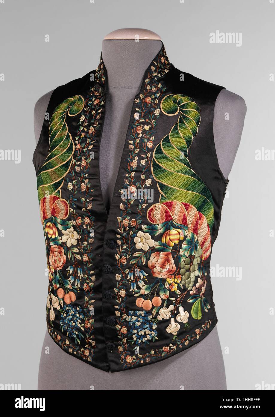 Vest 1845–59 probably British Waistcoats of the 18th and 19th centuries ...