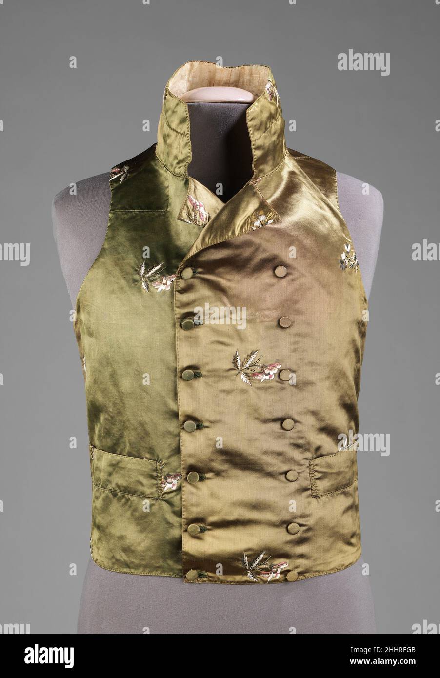 Vest 1800–1810 probably British Waistcoats of the 18th and 19th ...