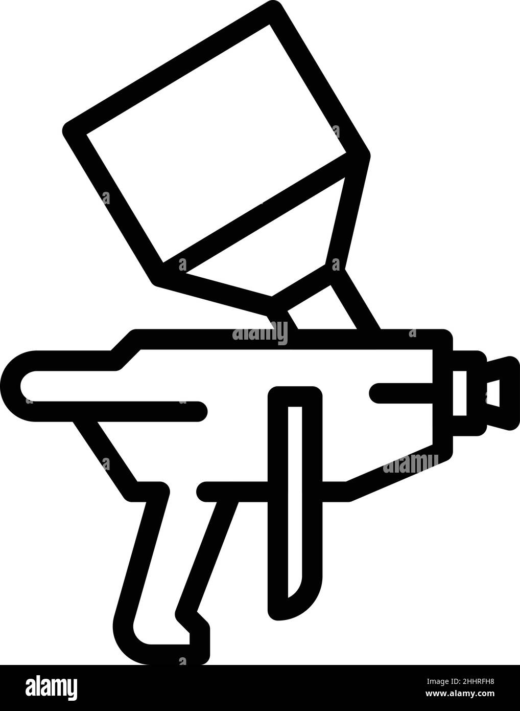 Powder coating gun Stock Vector Images - Alamy