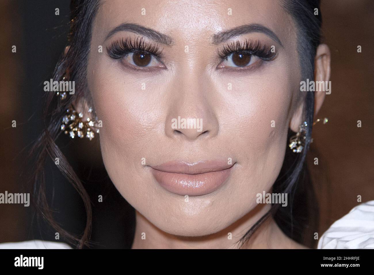 Christine Chiu attending the Alexandre Vauthier Haute Couture Spring ...