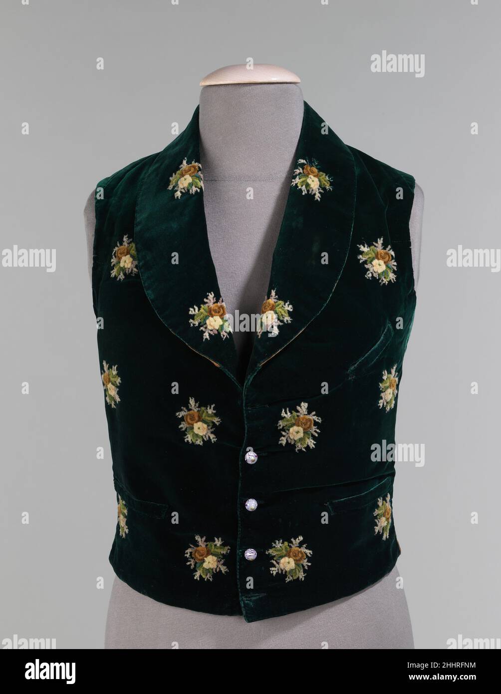 Evening vest 1838 American Waistcoats and vests of the 18th and 19th ...