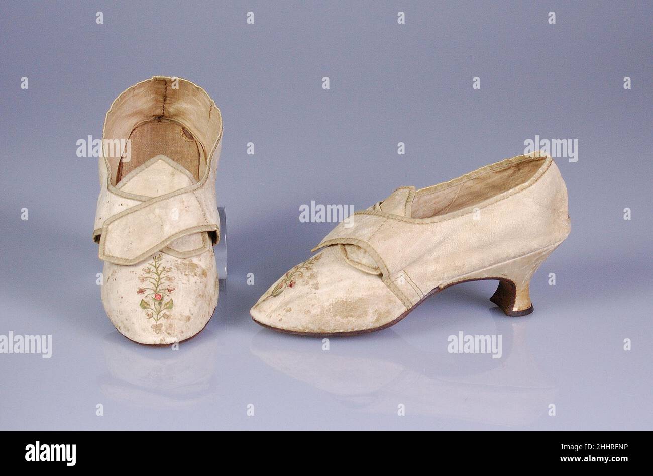 Shoes third quarter 18th century French. Shoes 168370 Stock Photo - Alamy