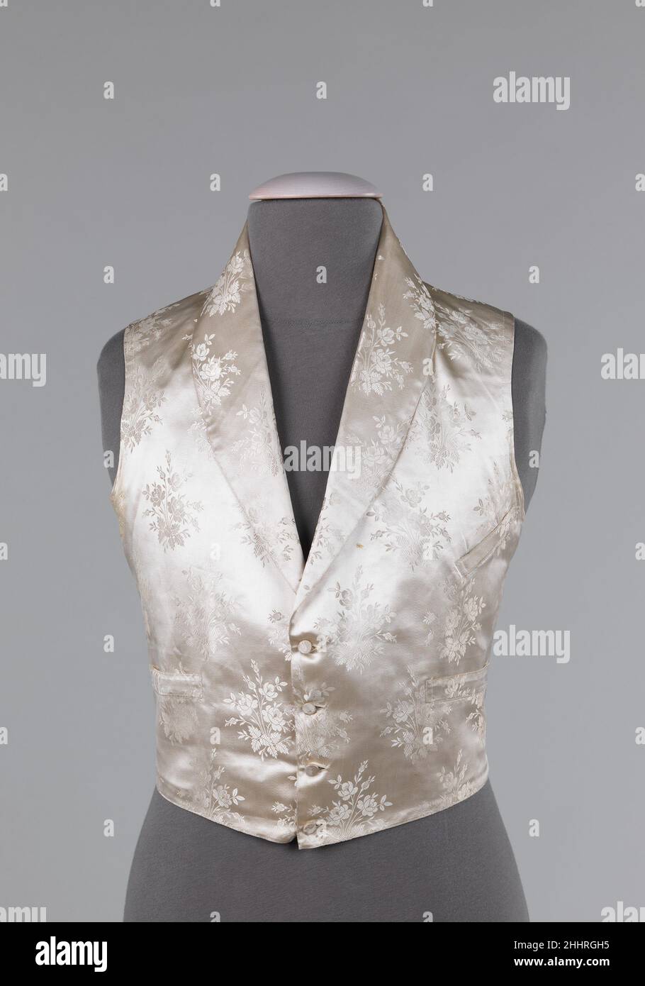 Evening vest 1840–49 probably French Waistcoats and vests of the 18th ...