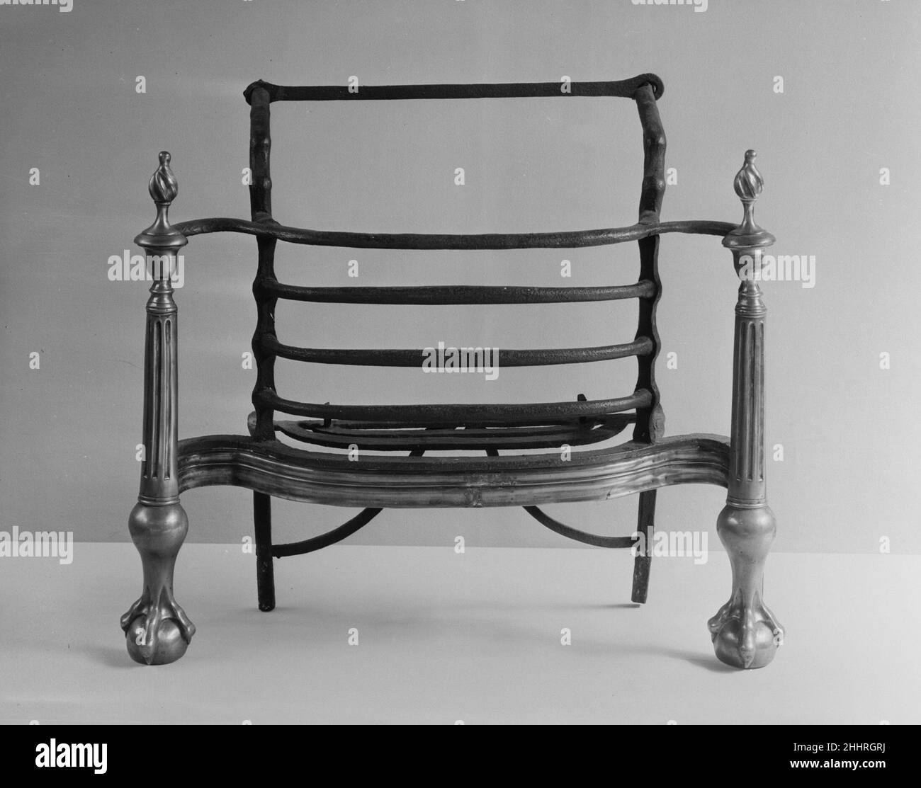 Grate ca. 1760 The claw-and-ball feet, fluted columns, and urn-and ...