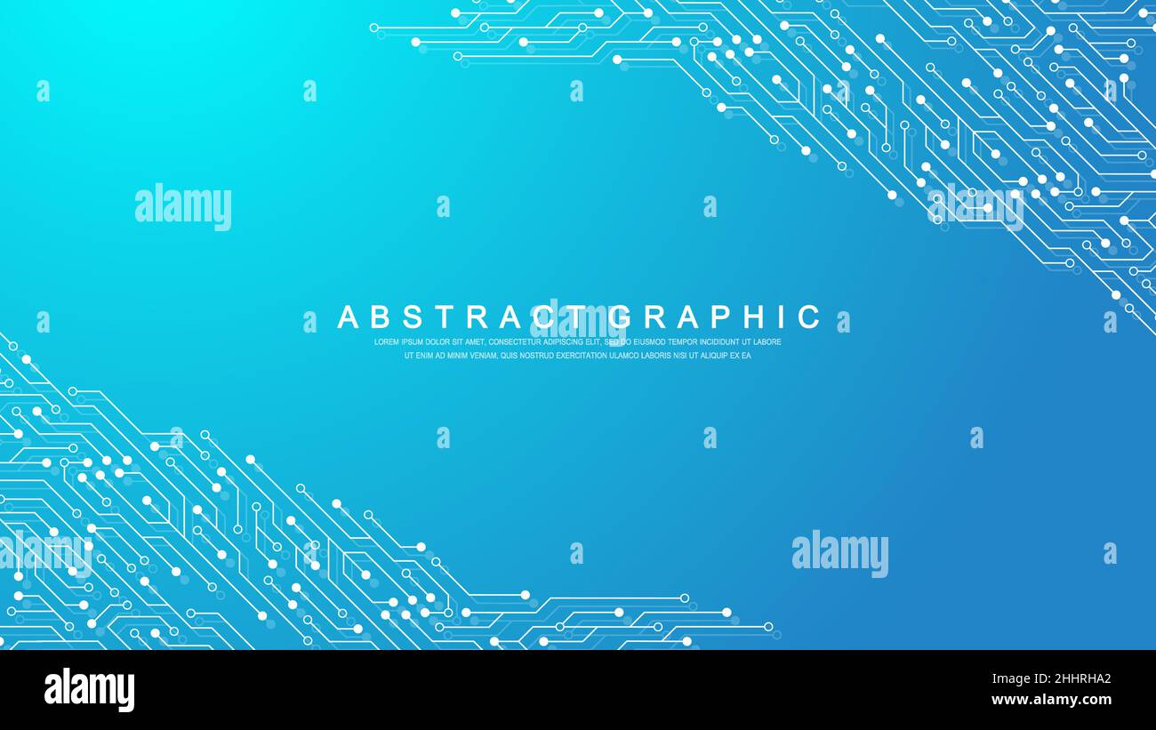 Motherboard vector background with circuit board electronic elements ...