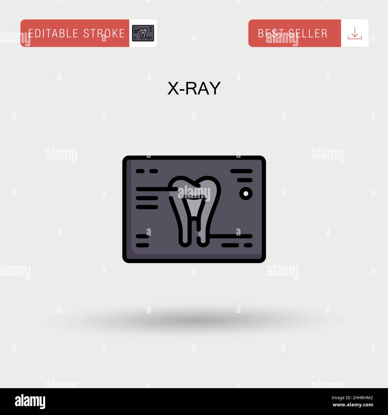 X-ray Simple vector icon Stock Vector Image & Art - Alamy