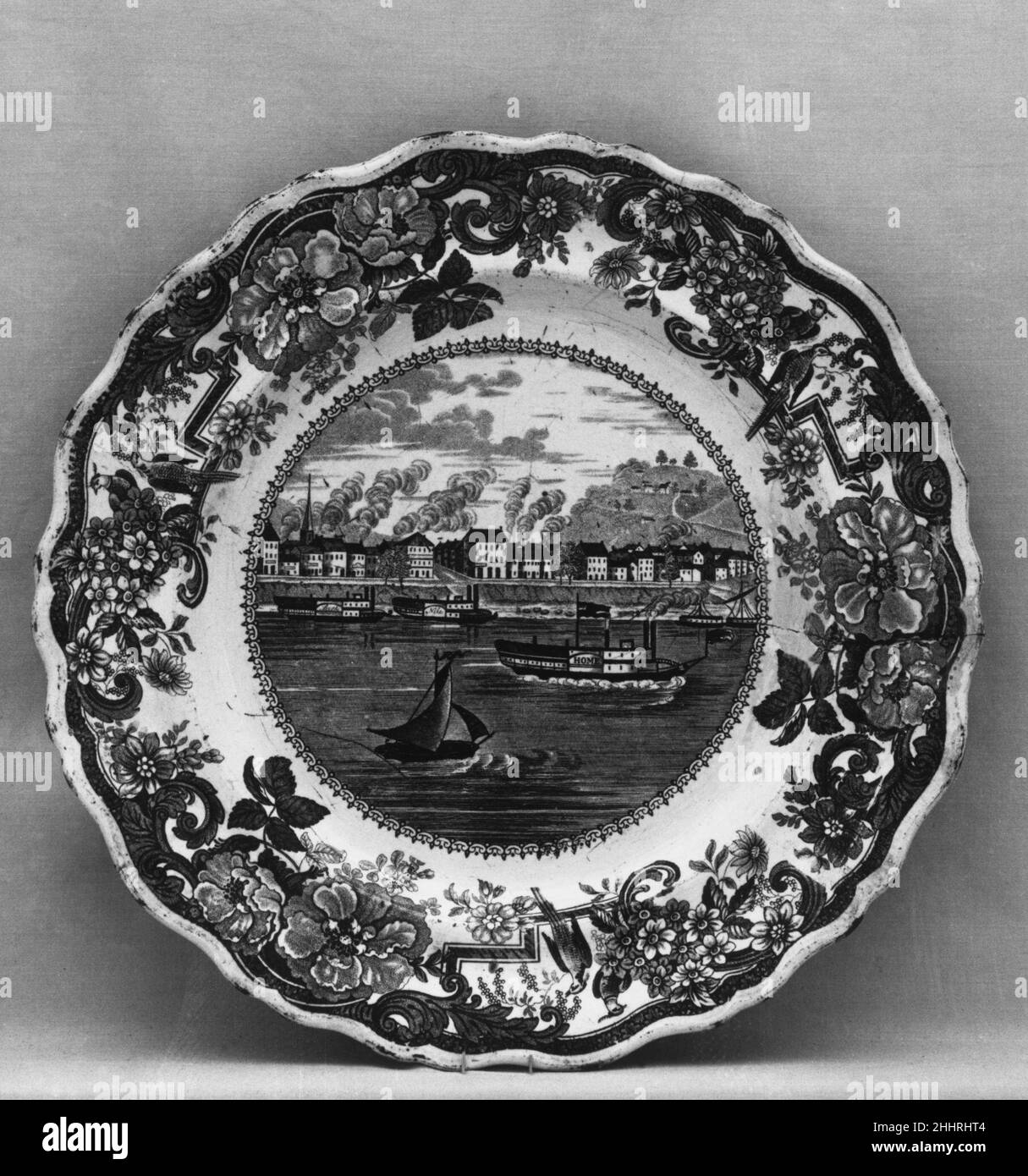 Plate ca. 1829–ca. 1834 James and Ralph Clews British. Plate 6120 Stock ...