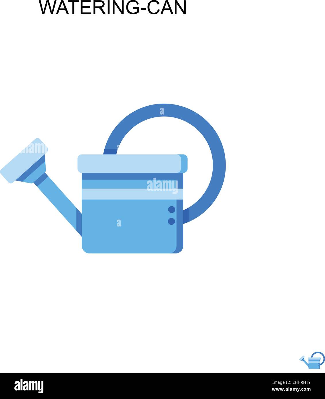 Watering-can Simple vector icon.Perfect color modern pictogram on ...