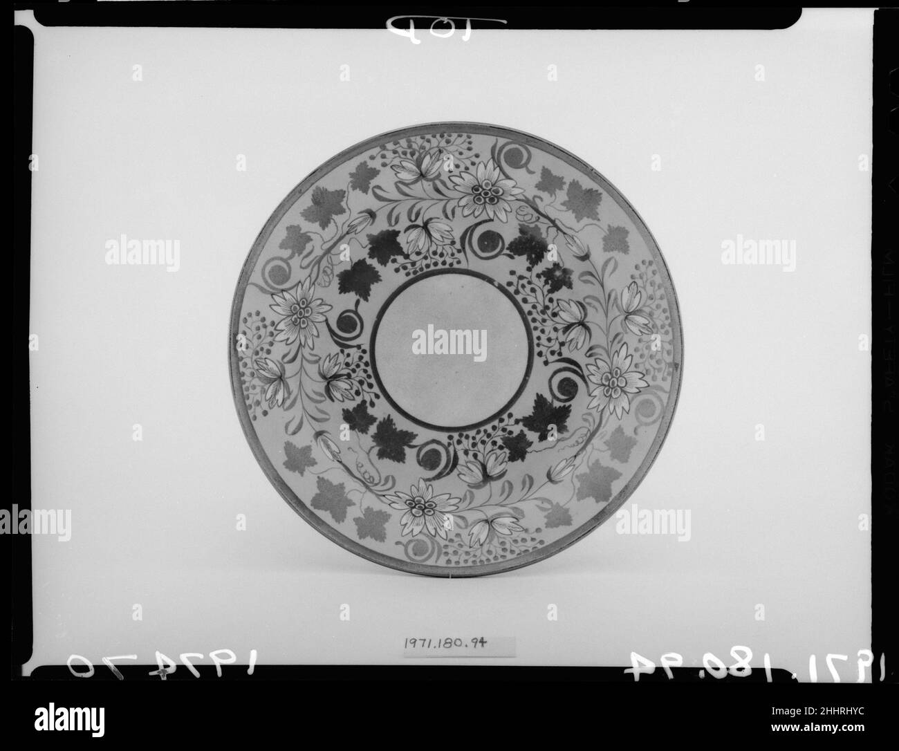 Plate ca. 1835 British. Plate. British. ca. 1835. Earthenware ...