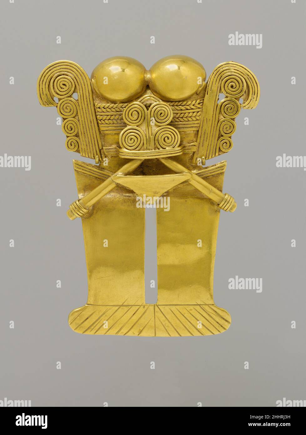 Two Stylized Figure Pendants 10th–16th century (?) Darien. Two Stylized ...