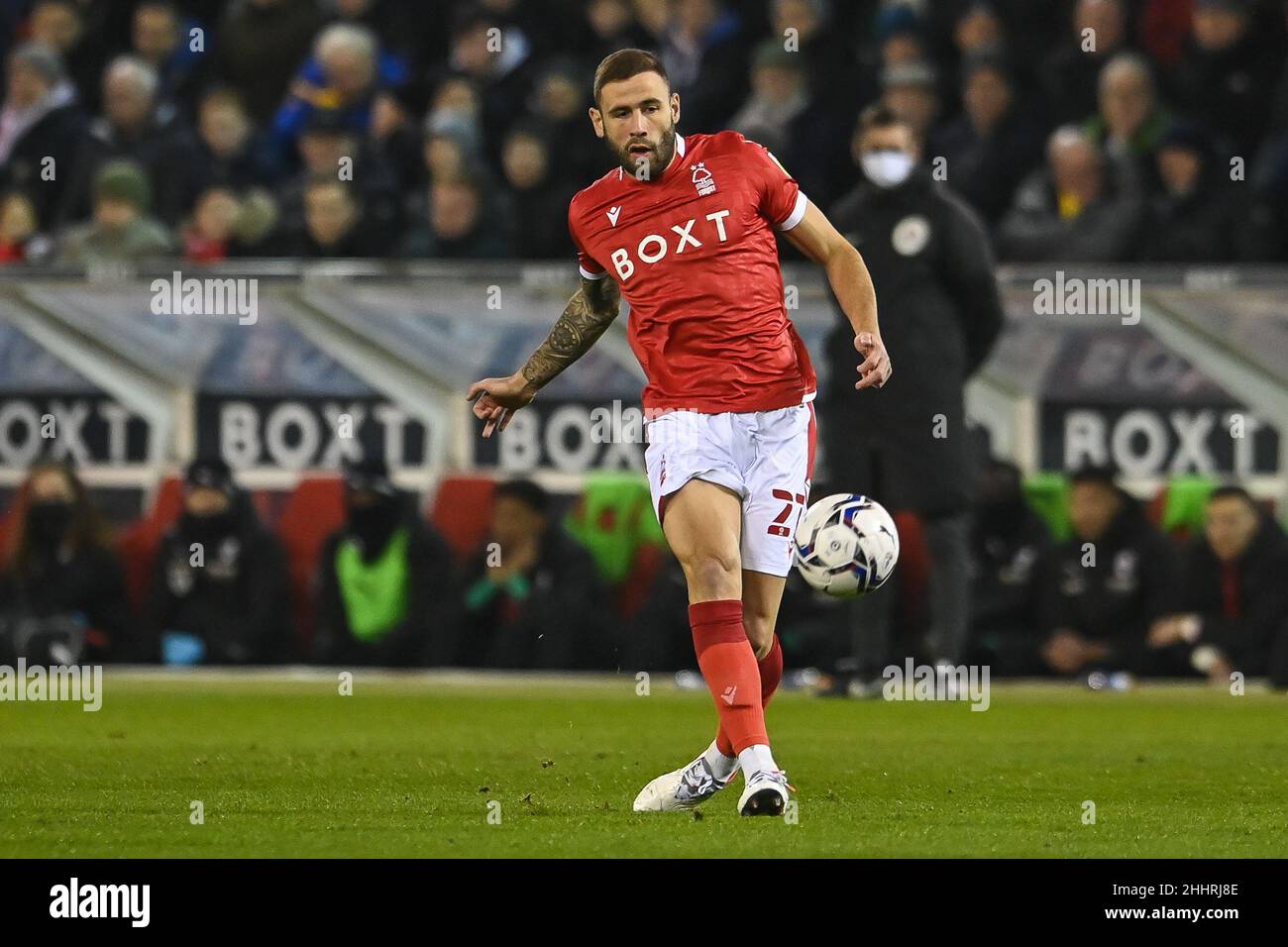 Steve Cook #27 of Nottingham Forest in action during the game Stock ...