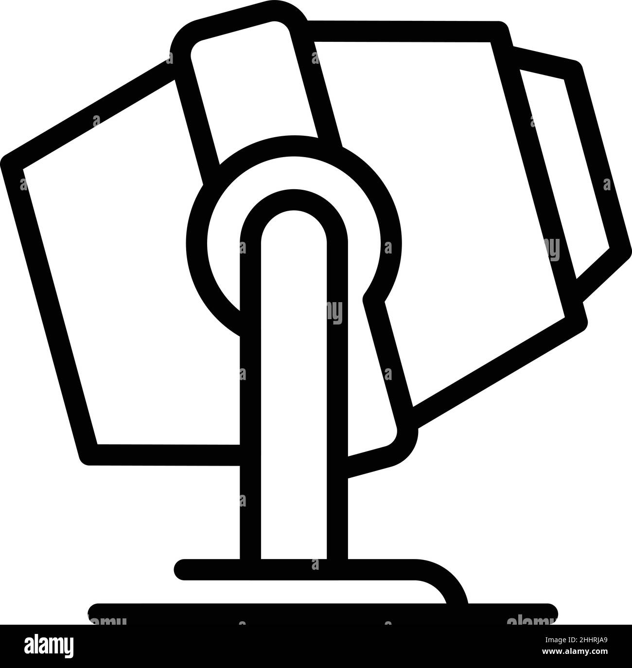 Raw mixer icon outline vector. Concrete cement. Mix tool Stock Vector ...