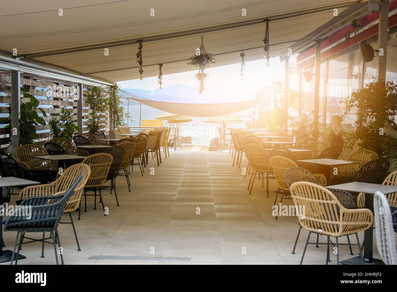 Closed restaurant due to COVID-19 coronavirus outbreak and lockdown ...