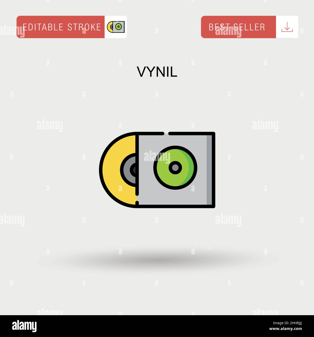 Vinyl vynil record play Stock Vector Images - Alamy