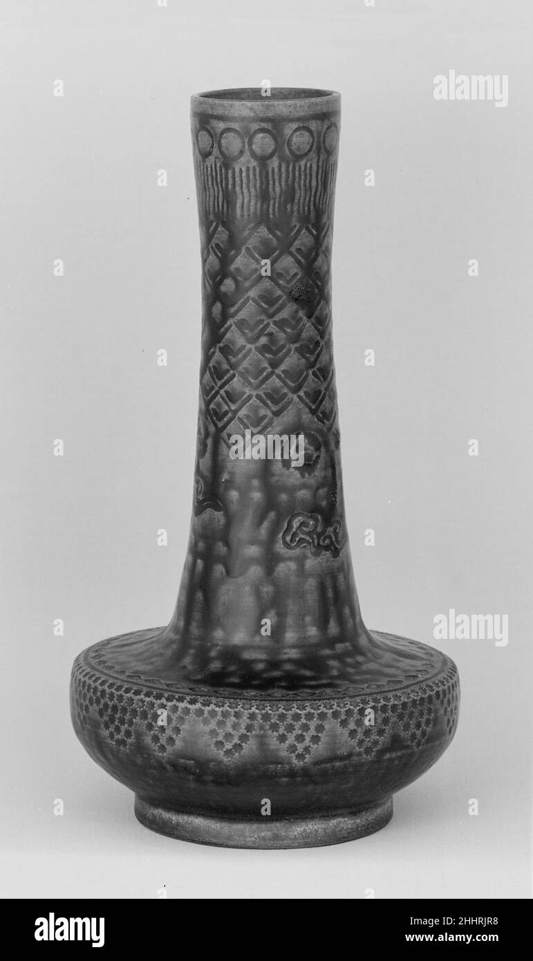 Vase 18th century Japan. Vase. Japan. 18th century. Pottery incised and ...