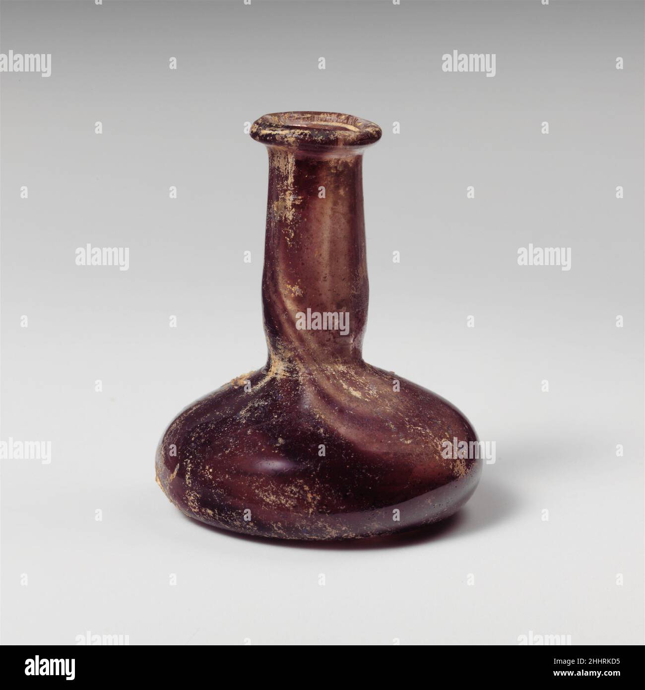 Glass perfume bottle 1st–2nd century A.D. Roman Colorless with many ...