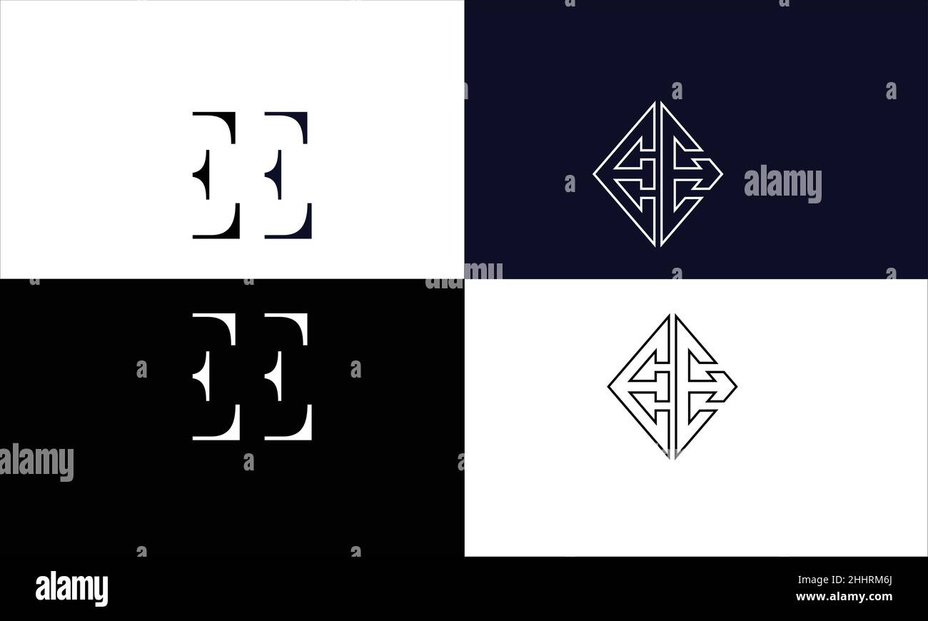 E,EE Abstract Letters Logo monogram Stock Vector Image & Art - Alamy
