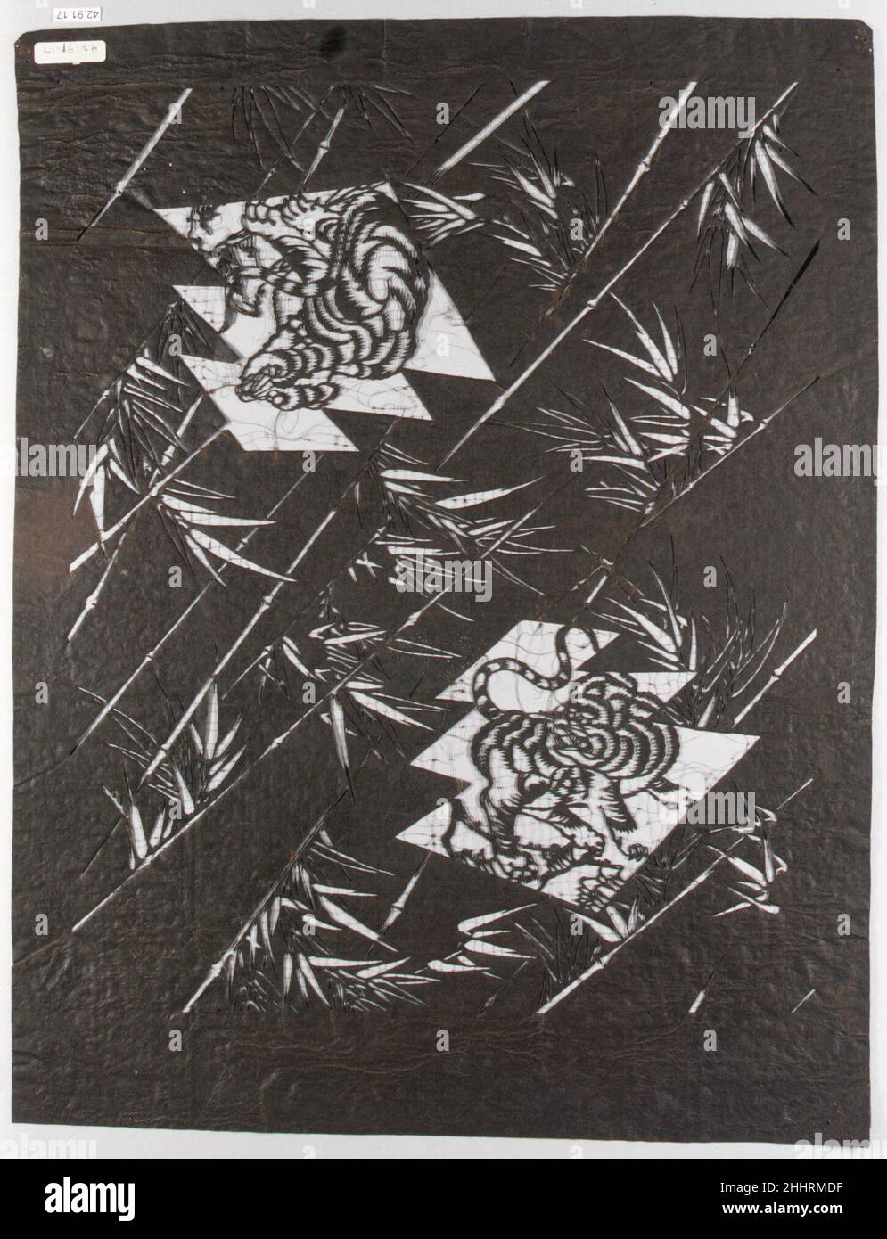 Stencil 19th century Japan. Stencil. Japan. 19th century. Paper, silk ...