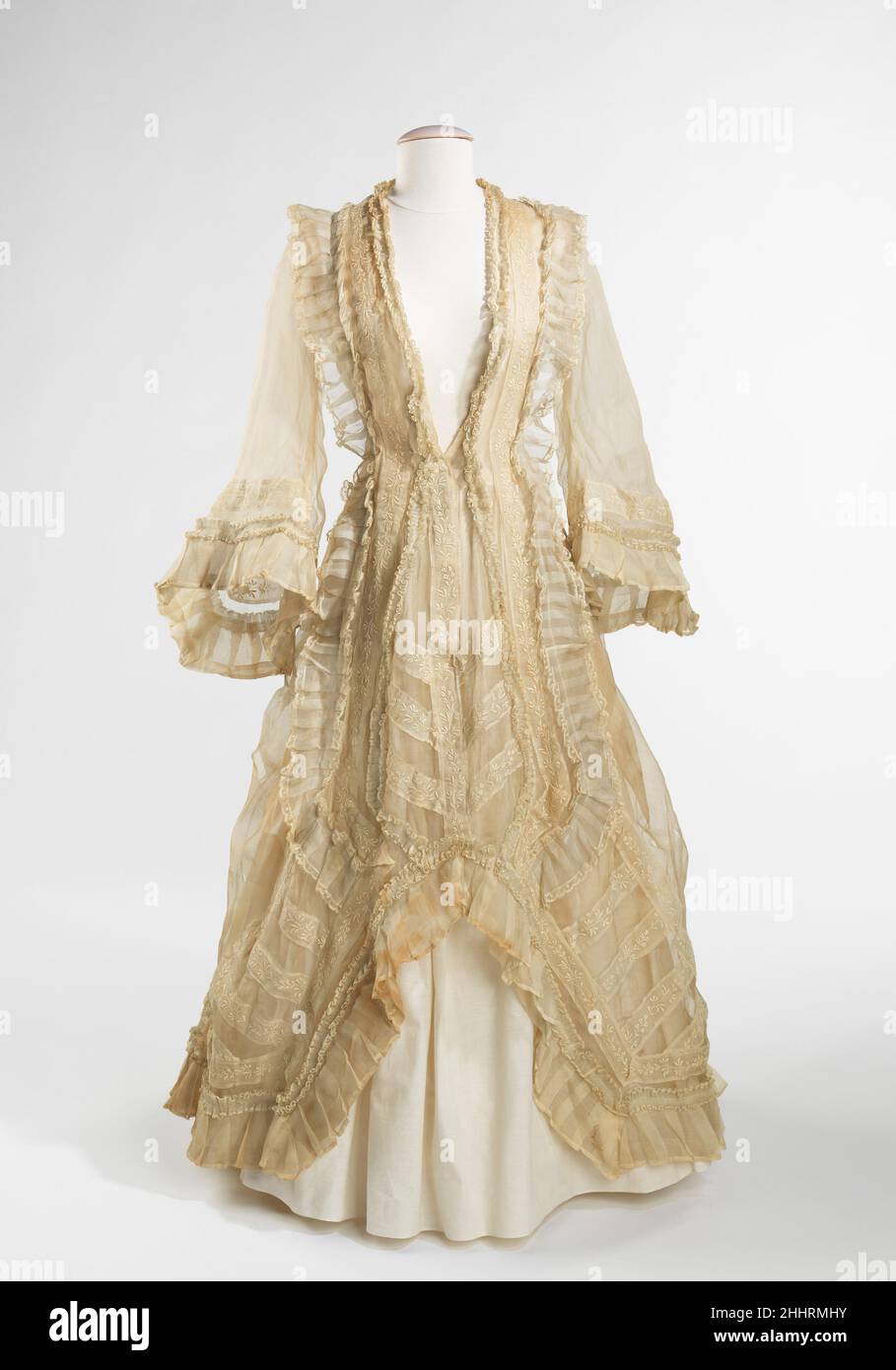 Evening dress ca. 1872 American This evening dress belonged to Amelia ...